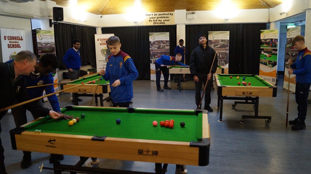 Snooker in Schools - O'Connells Secondary Dublin - Snooker & Billiards ...